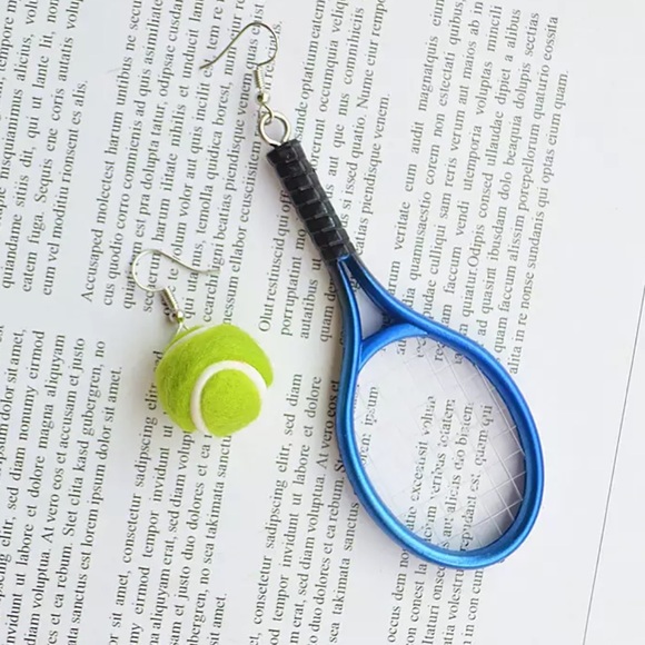 Jewelry | Tennis Racket And Ball Earrings | Poshmark